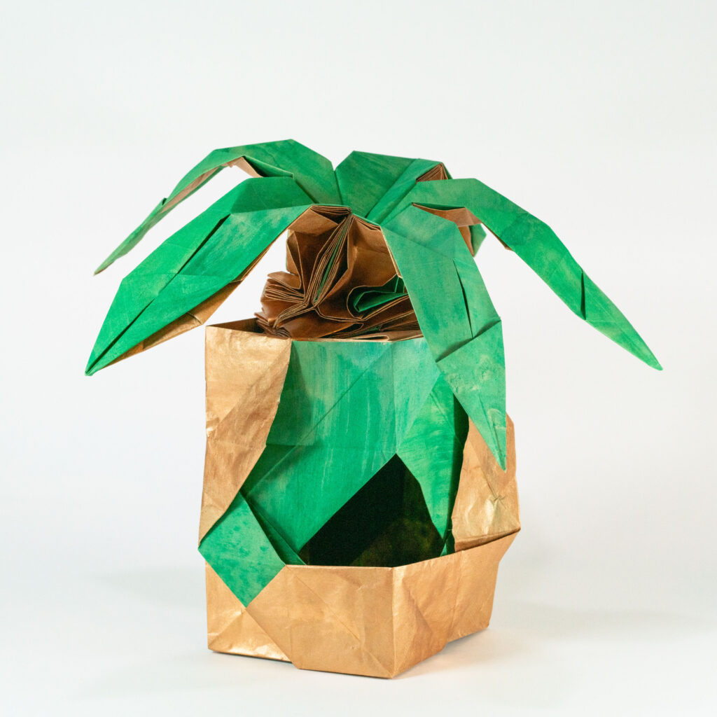 【Origami Plant -Pineapple-】Enjoying Shapes That Evolve by Adding Layers ...